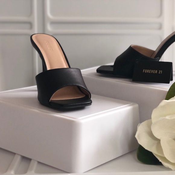 Forever 21 | Shoes | Brand New Forever 2 Pair Faux Leather Open Toe ...
